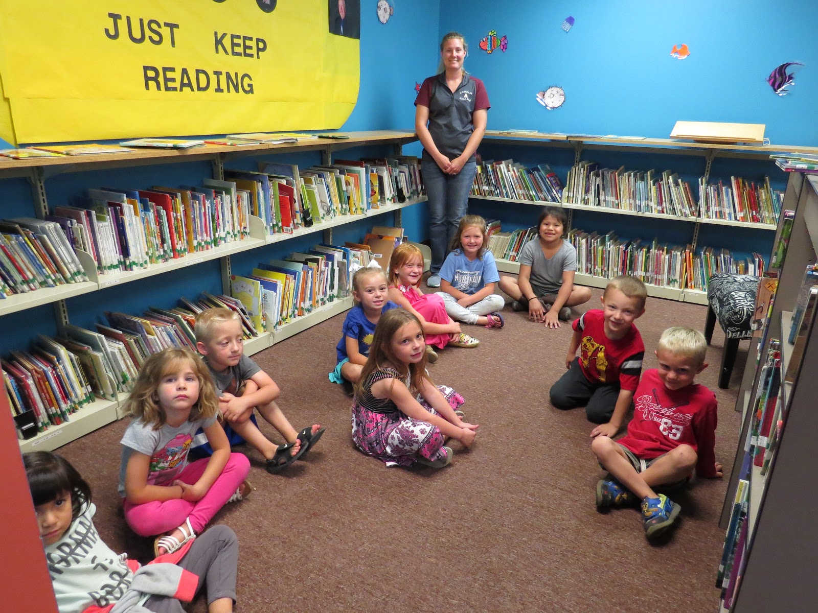 Flying Through Kindergarten: Library