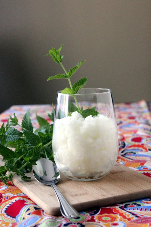 Kitchen Trial and Error: secret recipe club: minted lemon ice