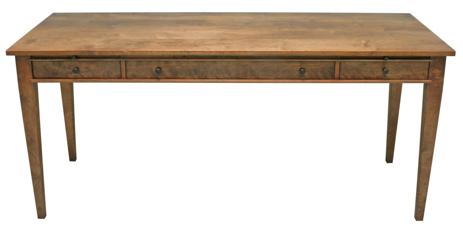 Inventia Design Custom Furniture : 358 Solid wood computer desk