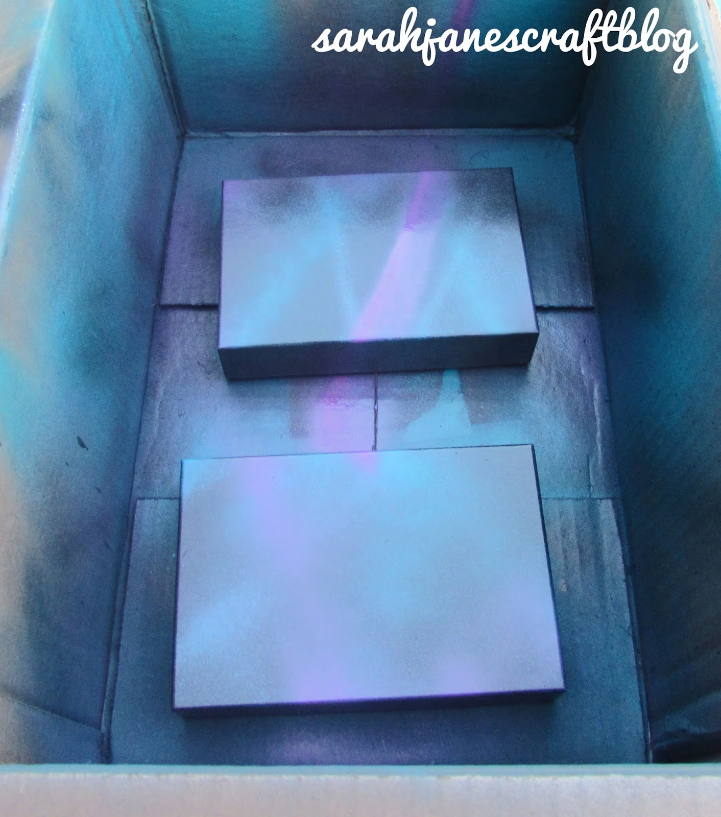 Spray Painted Decorative Boxes