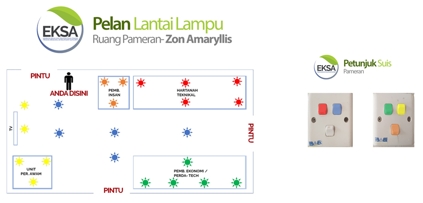 Pelan Lantai Zon Amaryllis ~ Perda Ekosistem Kondusif Sektor Awam (EKSA)