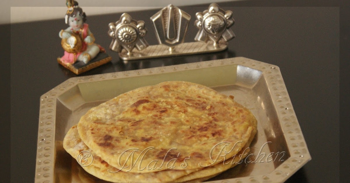 Kadalparppu Obbatt | Purna Obbattu (Sweet Pancake) - Malas-Kitchen