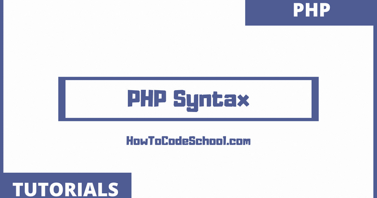 Php Syntax