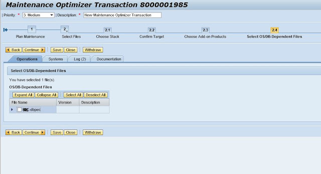 VENKAT SAP BASIS: MOPZ_ Maintenance Optimizer tool