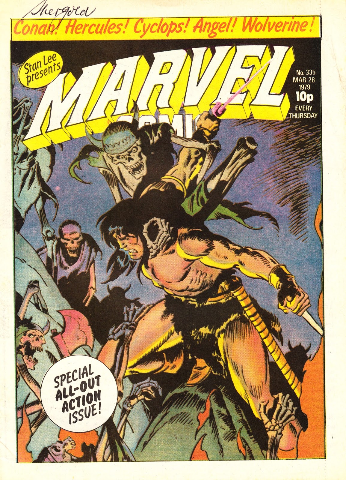STARLOGGED - GEEK MEDIA AGAIN: 1979: MARVEL COMIC MARCH COVER GALLERY ...