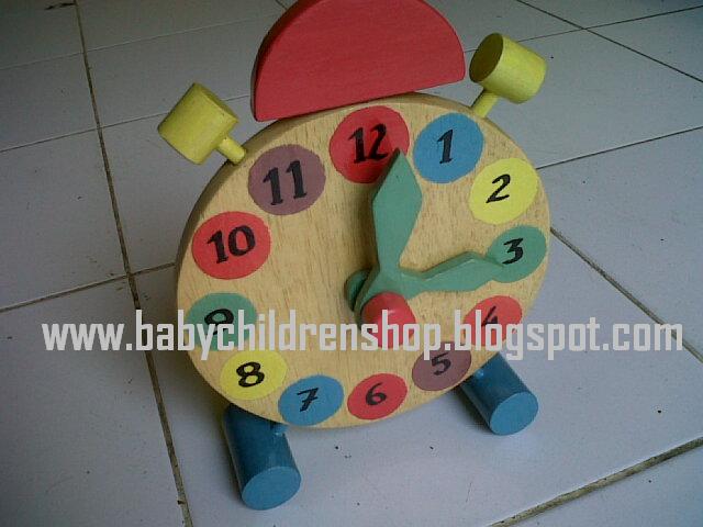 BABY CHILDREN SHOP: JAM KAYU MAINAN WARNA