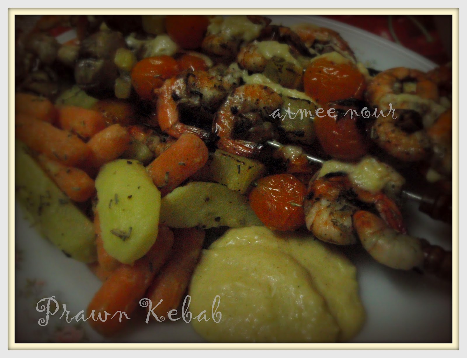 flavours of asia: Grilled Prawn Kebab