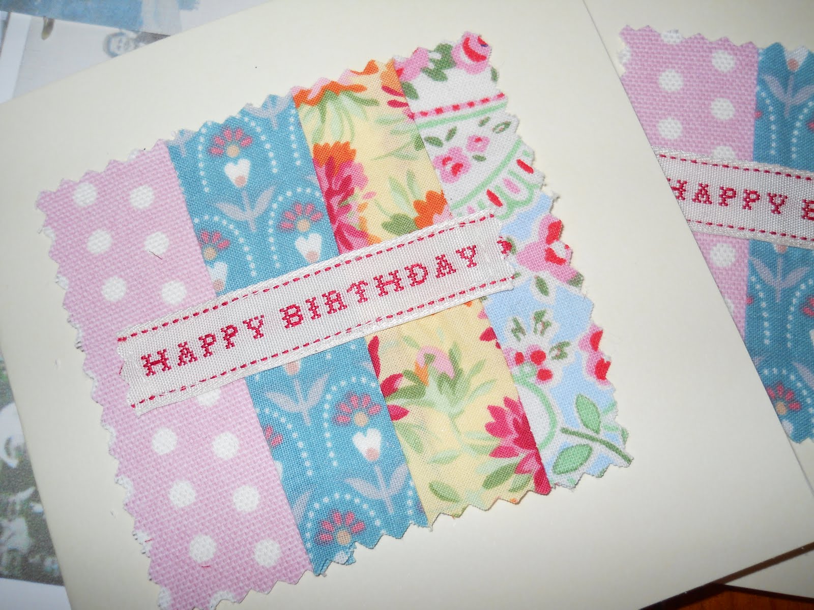 Heart Shaped: Easy patchwork cards