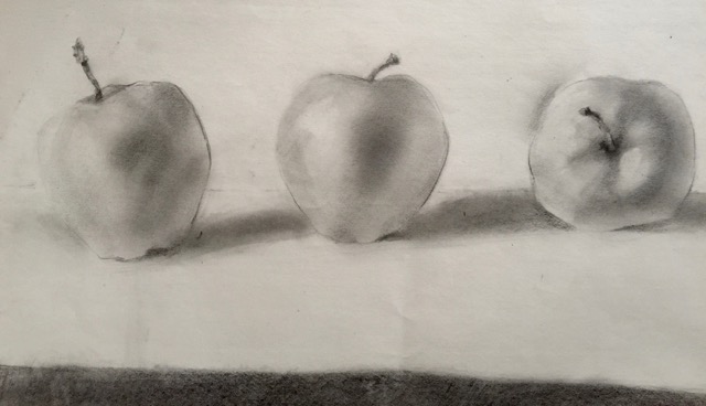 Connie Chadwell's Hackberry Street Studio: Three Apples - original ...