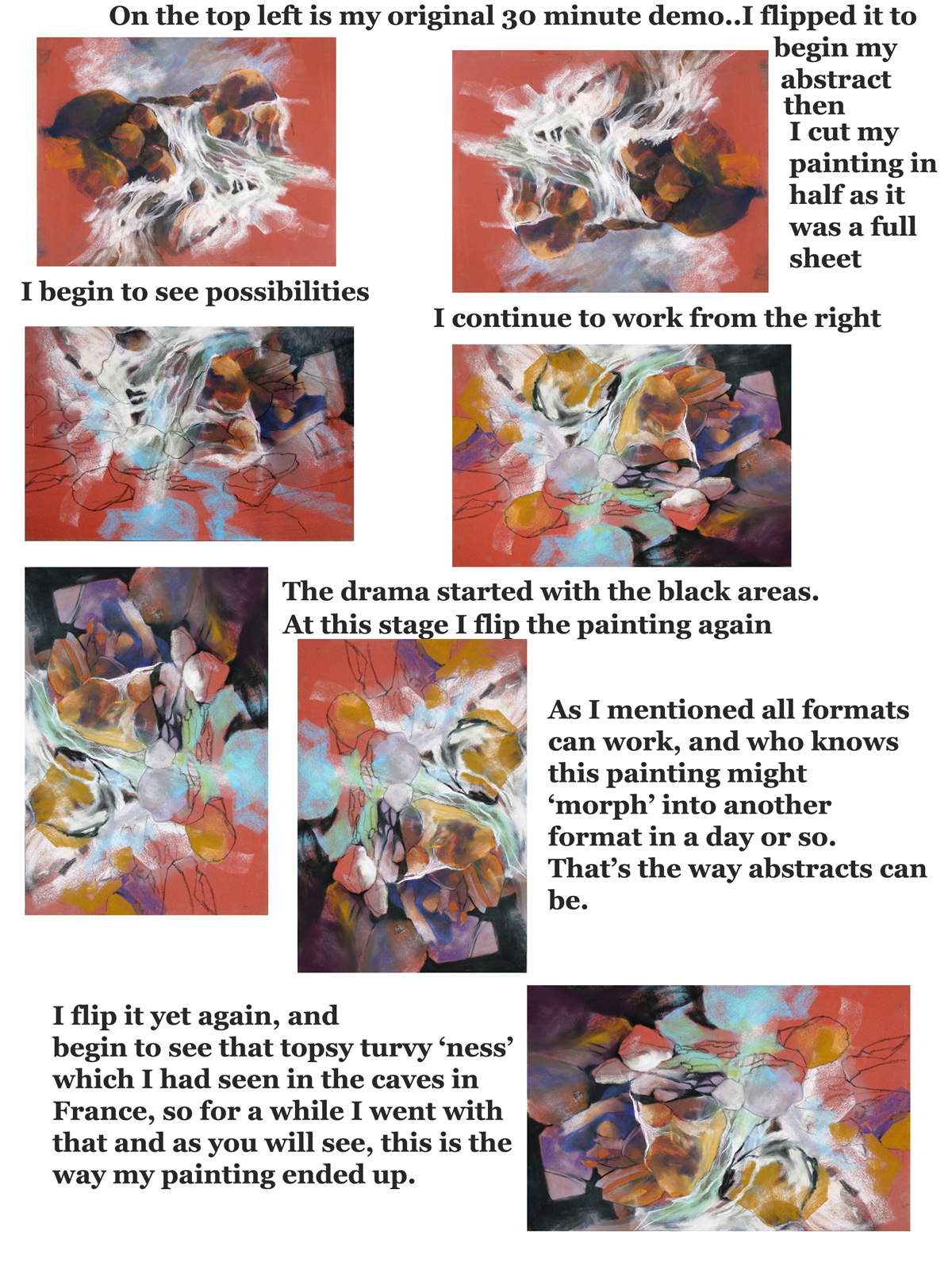 Contemporary Artists of Texas: Cavernos Tumble..Pastel..Texas Artist ...