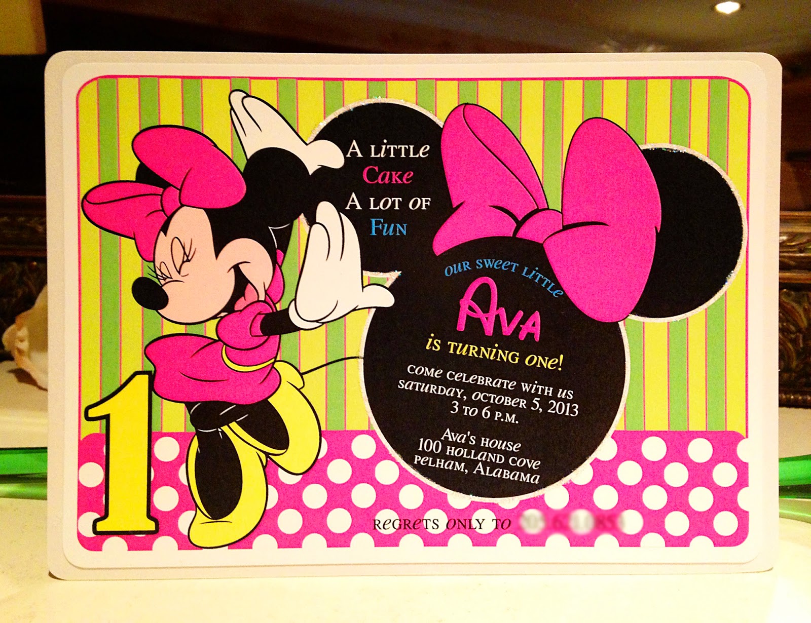 Minnie Mouse 1st Birthday Design - 1st Birthday Ideas