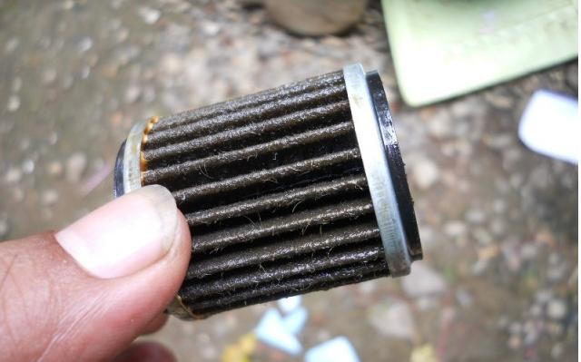 penggemar vixion: ganti filter oli vixion