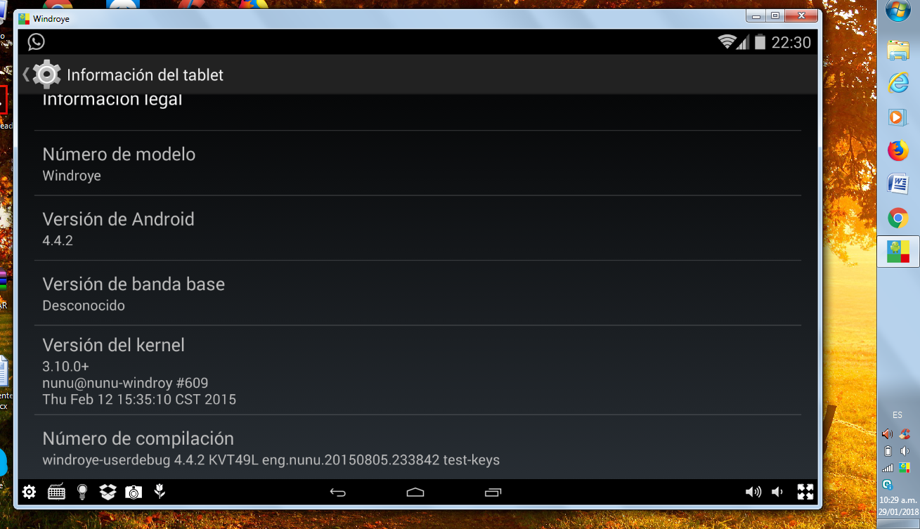 Acceso Directo: Windroye: Un emulador poco exigente para Android