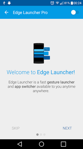 Android Apps: Edge Launcher Pro