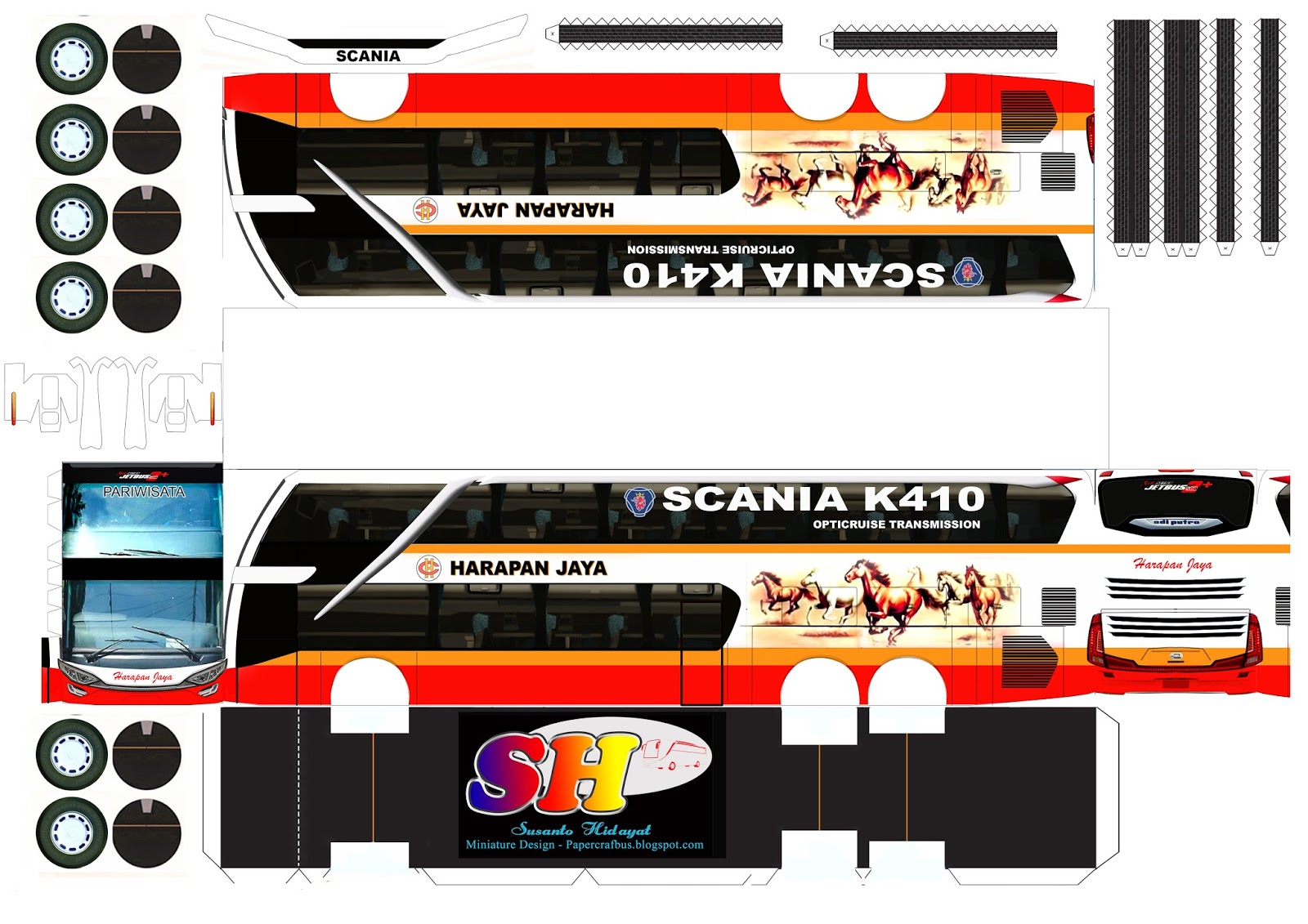 DESIGN PAPERCRAFT BUS