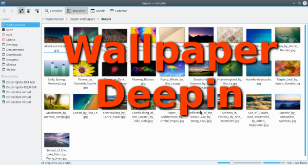 Wallpapers Deepin para o seu GNU/Linux
