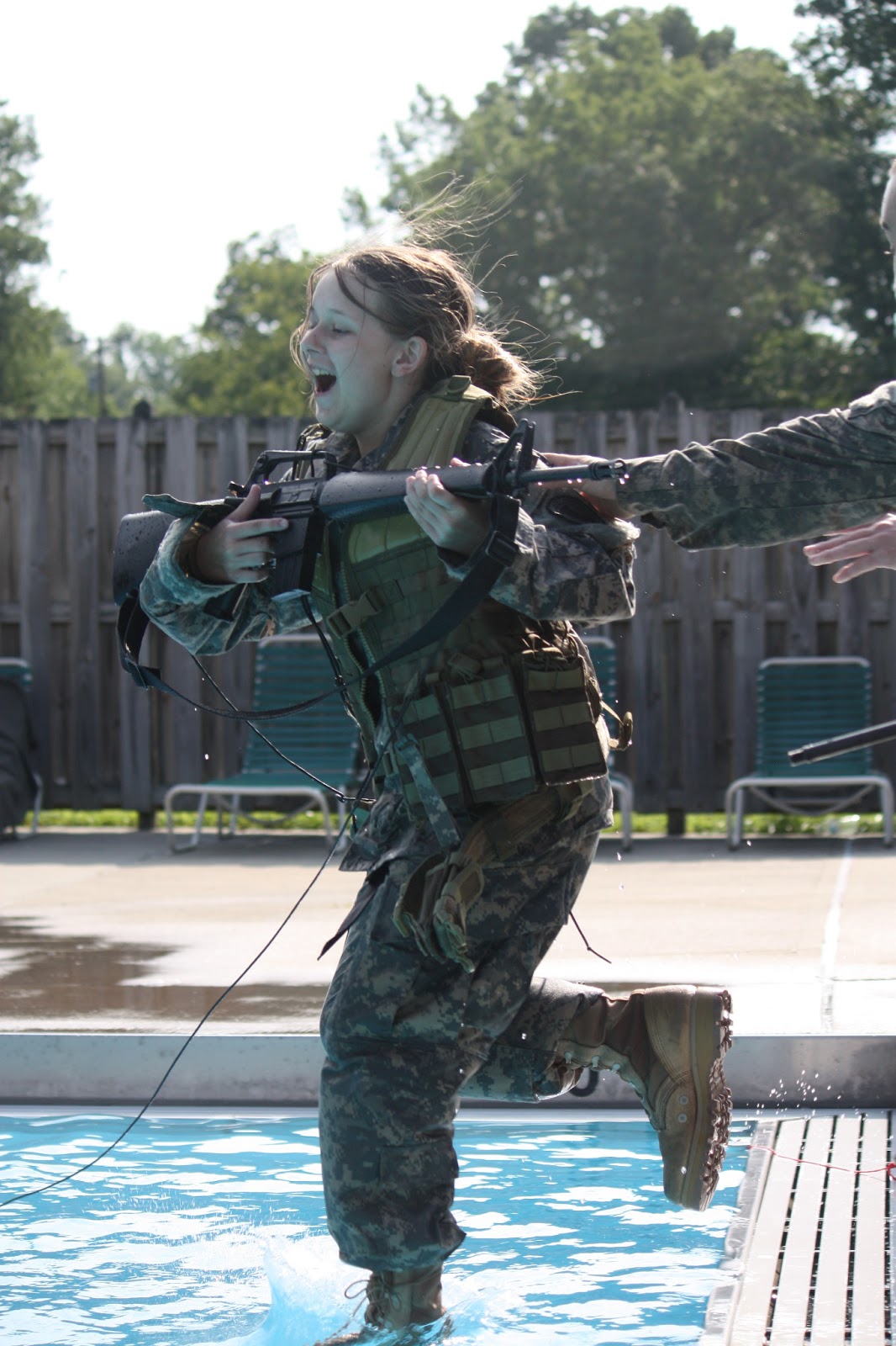 U.S. Army Cadet Corps: Cadets Get All Wet - Water Survival Training
