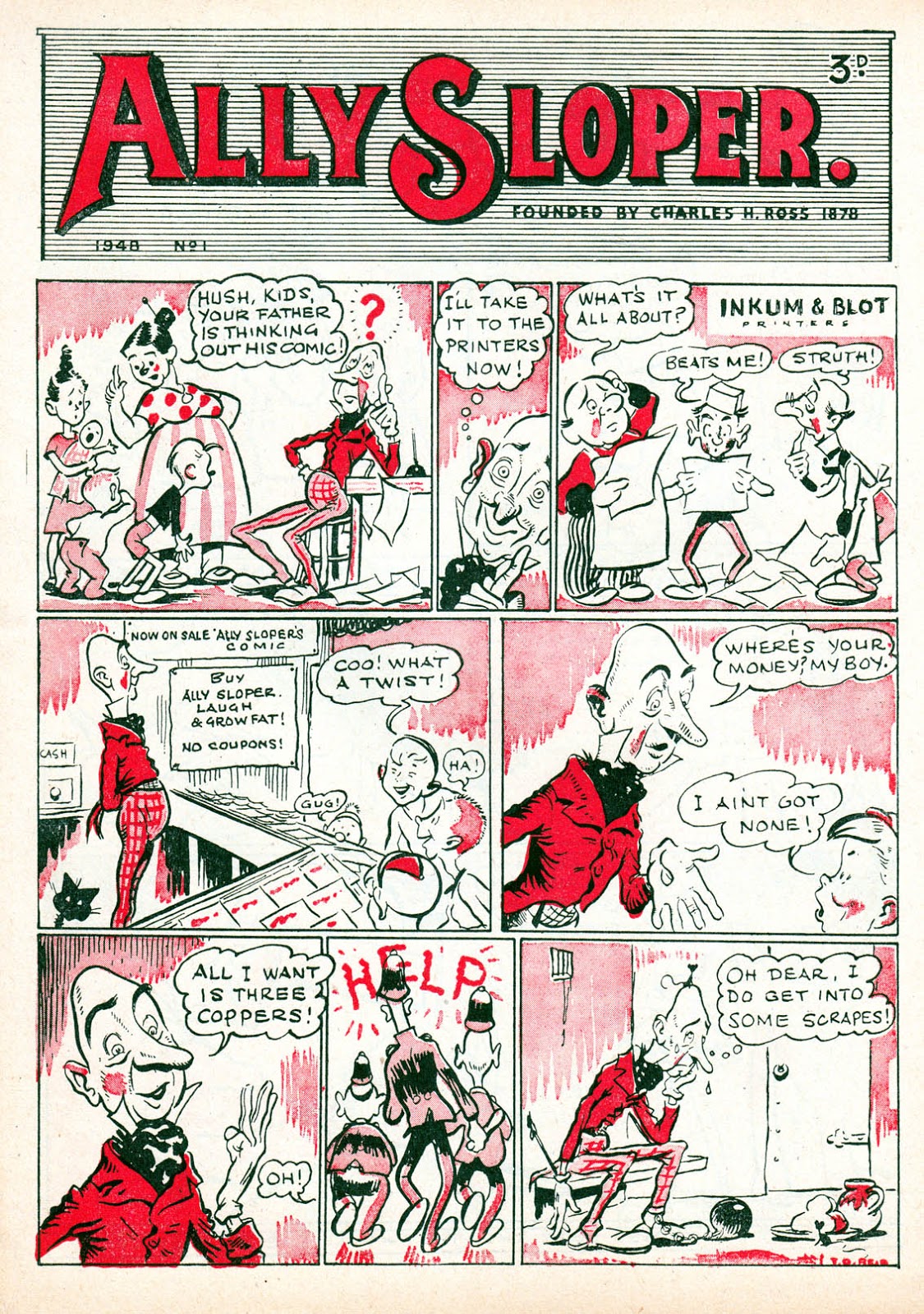 BLIMEY! The Blog of British Comics: The Ally Sloper revivals of the ...