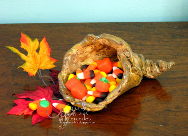 Creative Paperclay® air dry modeling material: Thanksgiving Cornucopia