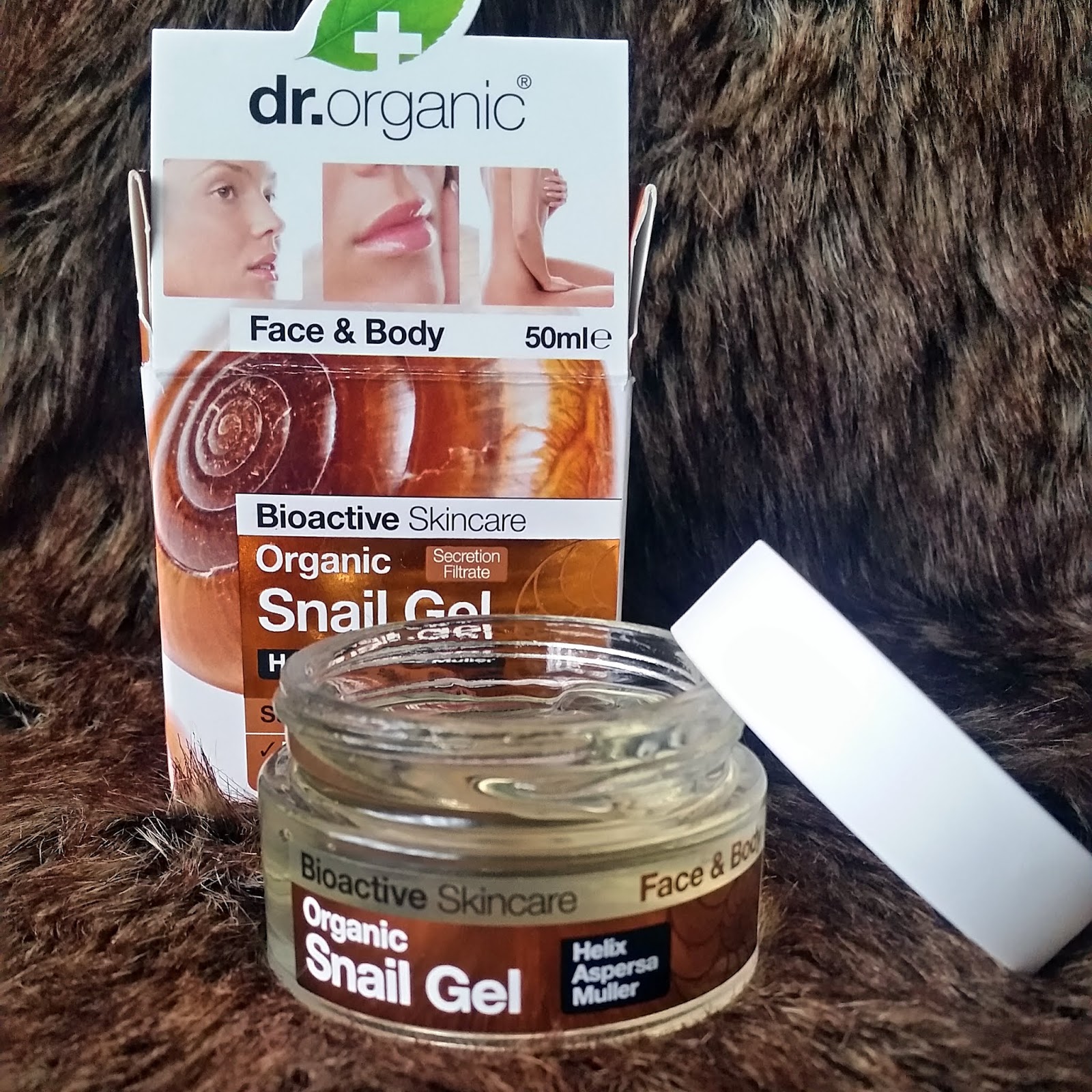 Dr Organic Snail Gel.