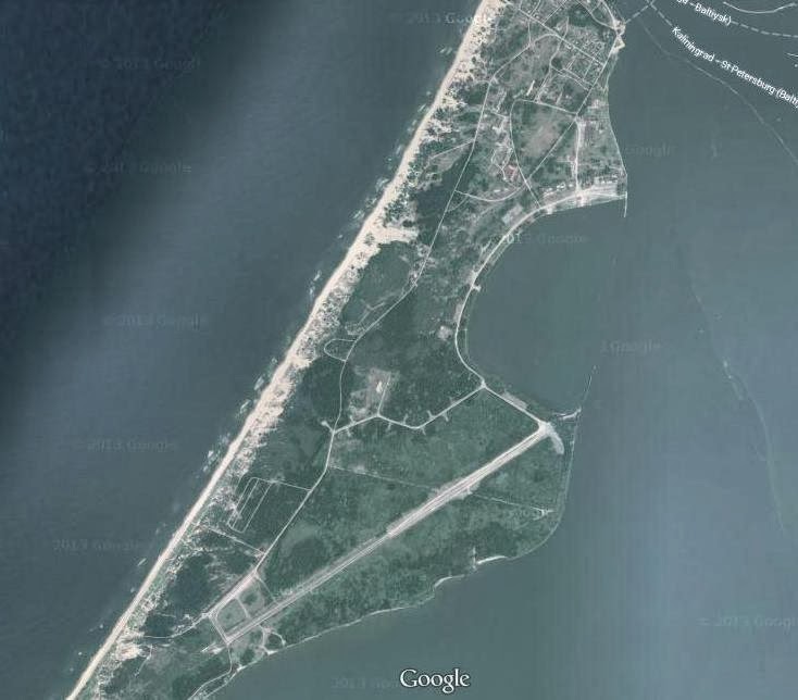 Buscando desde el cielo: Base Naval de Baltisk