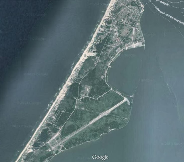 Buscando desde el cielo: Base Naval de Baltisk