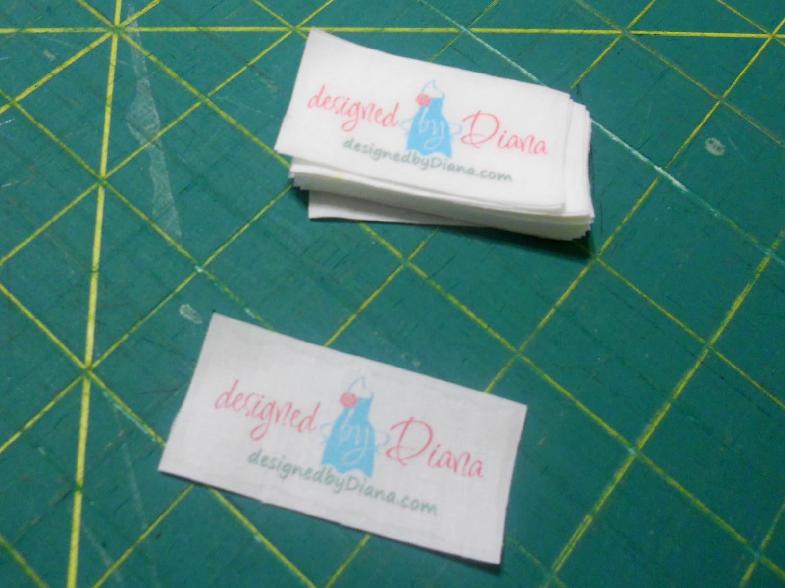 designed by Diana: Making labels