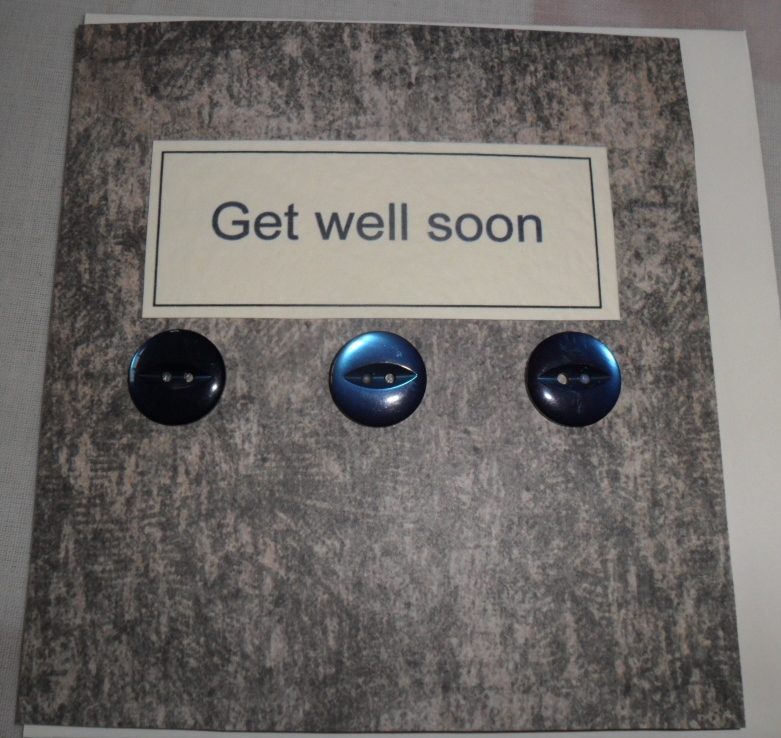 Chris at Furzals: men's get well cards