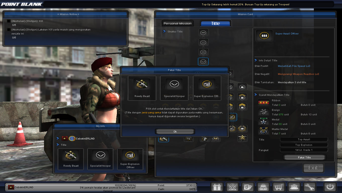 Title SC-2010 di Point Blank Garena Indonesia ~ Title Senjata Point ...