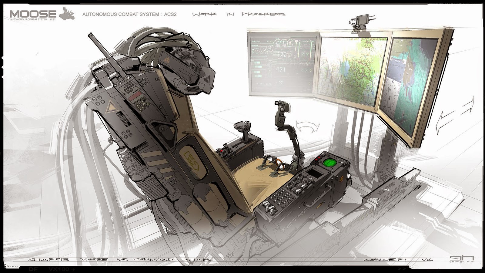 Amazing CHAPPIE Concept Art by George Hull « Film Sketchr