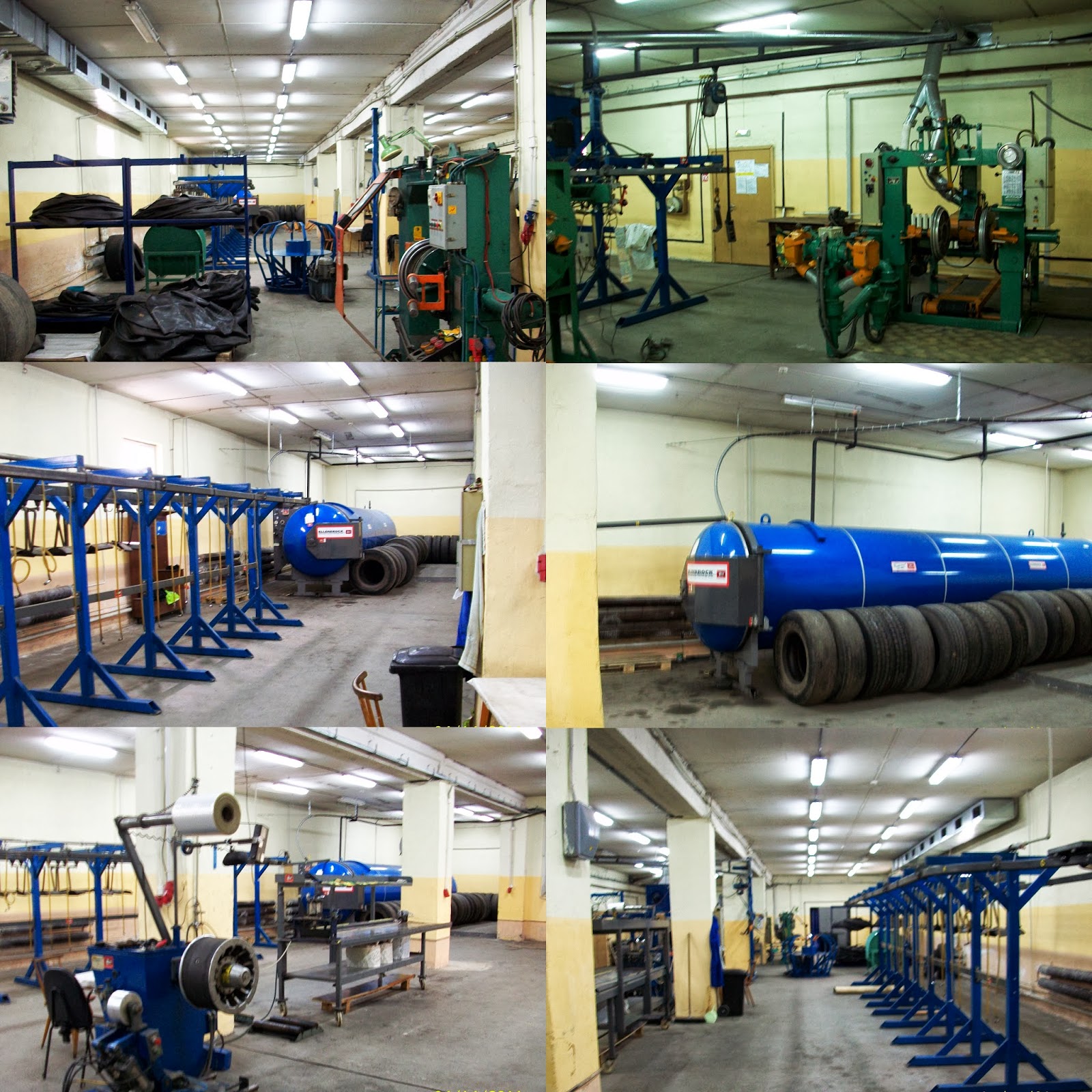 Used retreading equipment, retreading machine