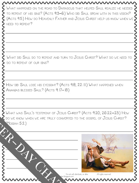 Latter-day Chatter: Primary 7, Lesson 42