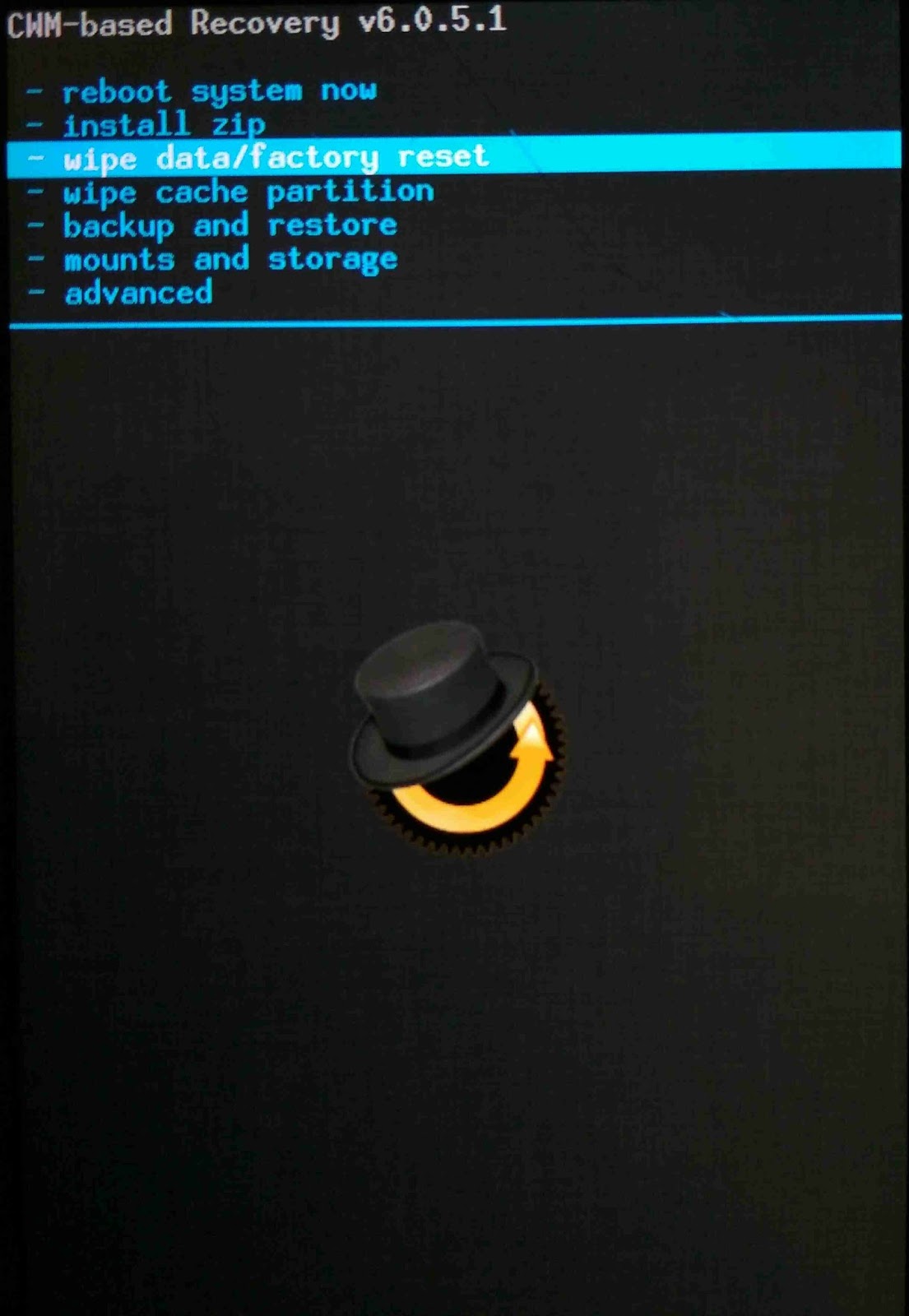 Wipe Data/Factory Reset