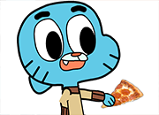 Gumball We Cant Stop [eating pizza] | Gumball - juegos online
