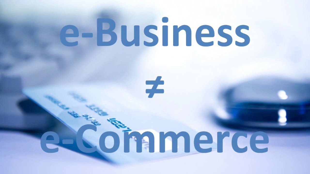 1. Analyze what is the difference of E Business and E-Commerce. - Robin ...