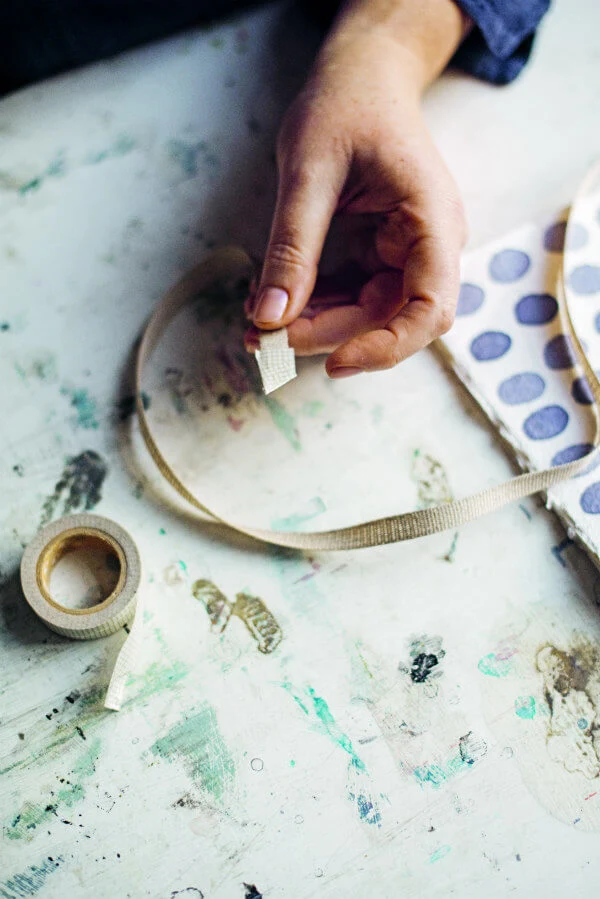 Bookbinding DIY: Ribbon Bound Pages