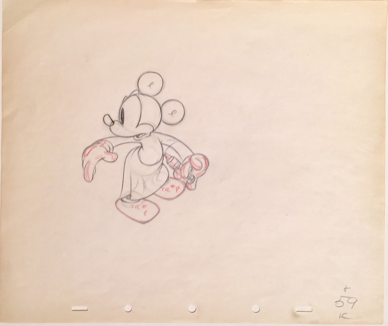 Original Mickey Walt Disney Sketches