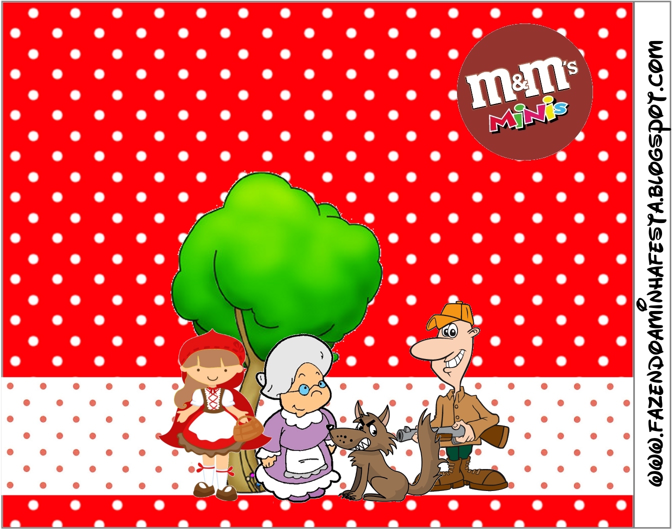 Little Red Riding Hood Party: Free Printable Candy Buffet Labels. - Oh ...