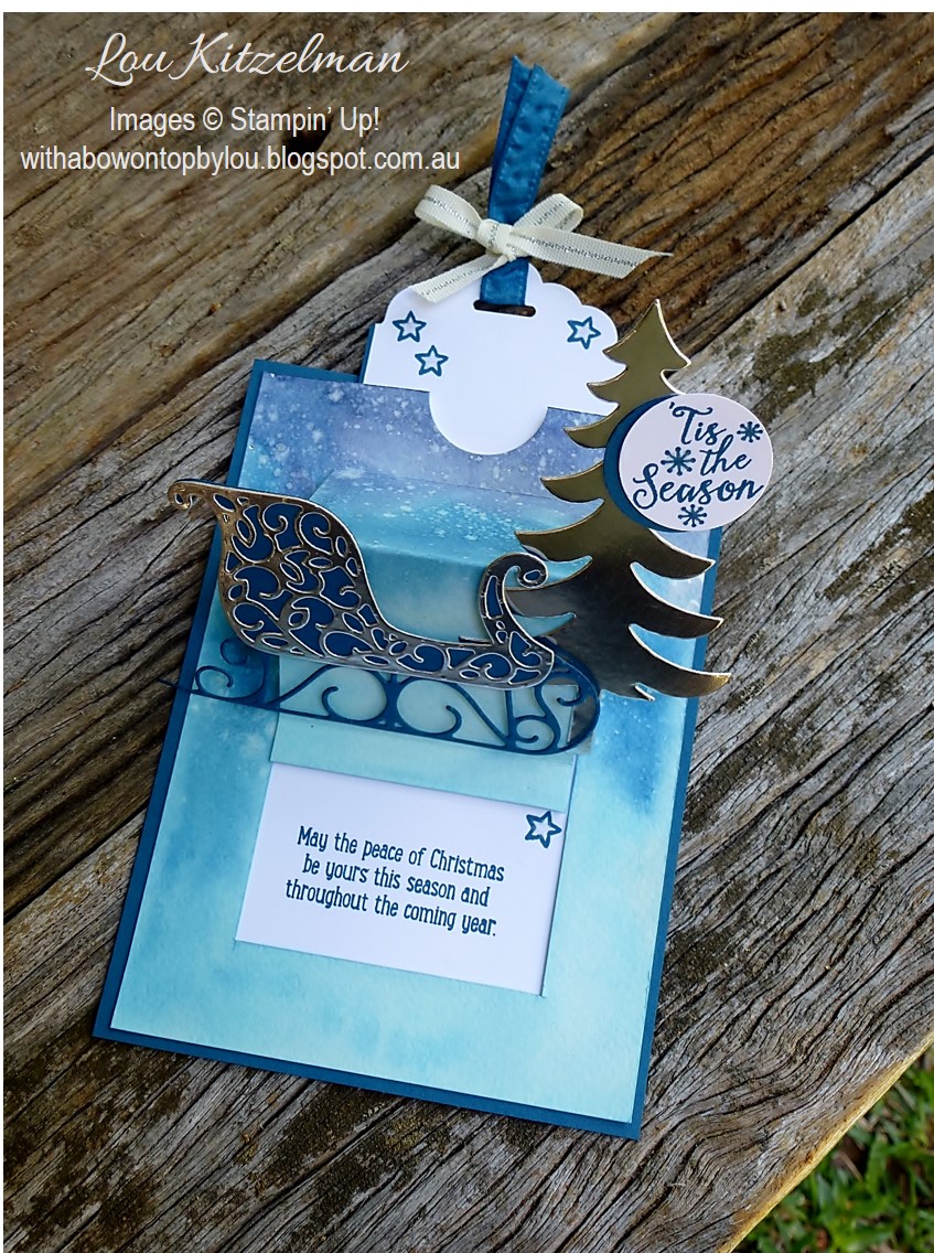 Surprise Pop-up slider cards for Christmas