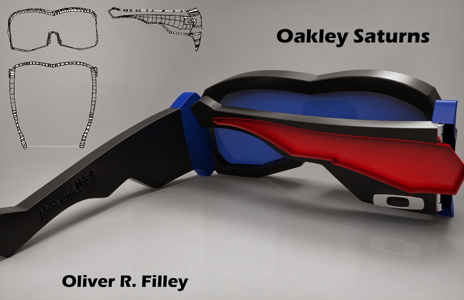 ELDS 205: Computer Aided Product Design: Oliver Filley: Week 5 Glasses