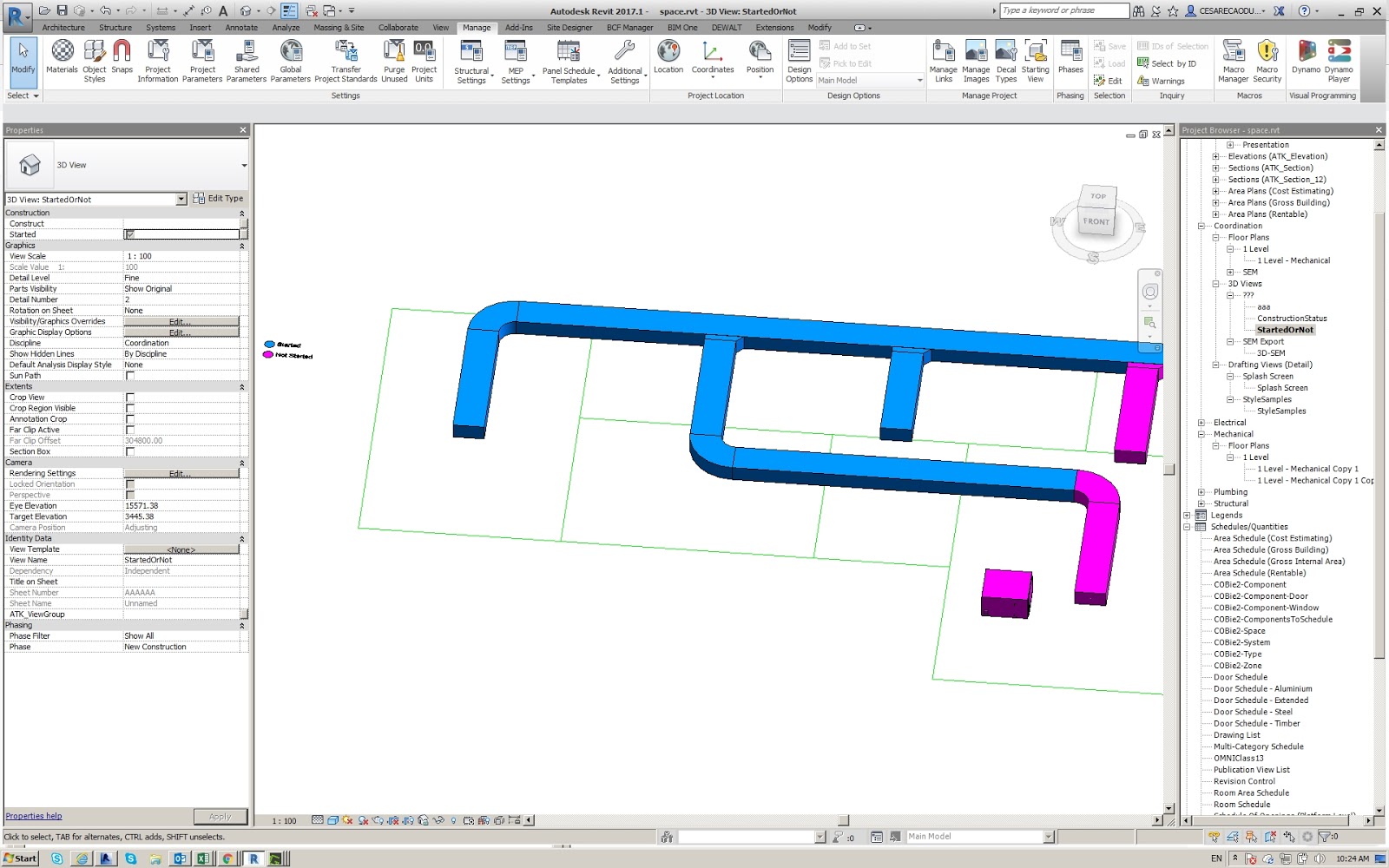 Dynamo for Construction: 4D planning and site execution comparison