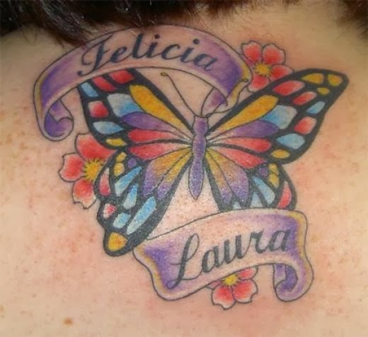 Pin by Liz Mumby on Tattoos | Butterfly name tattoo, Butterfly tattoos ...