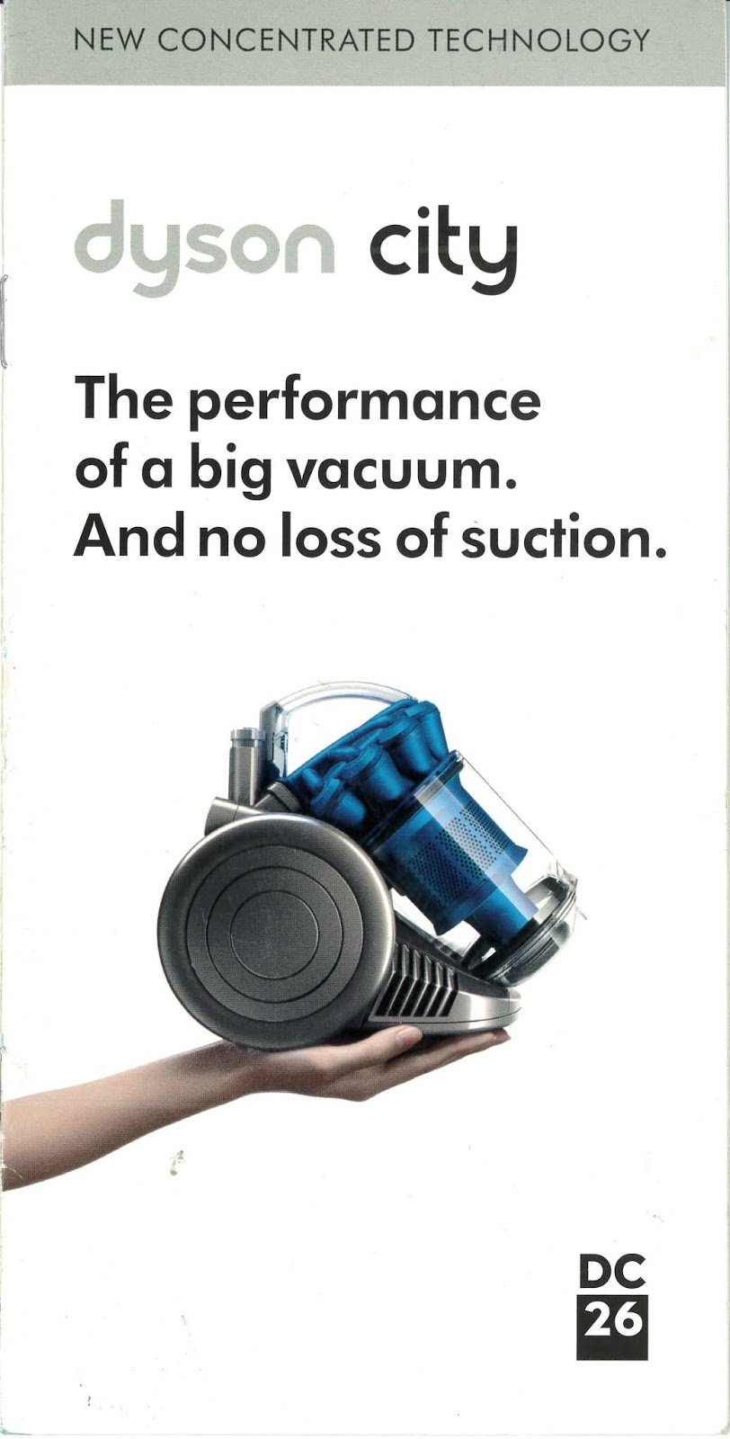 Dyson DC26 City Brochure - March 2010