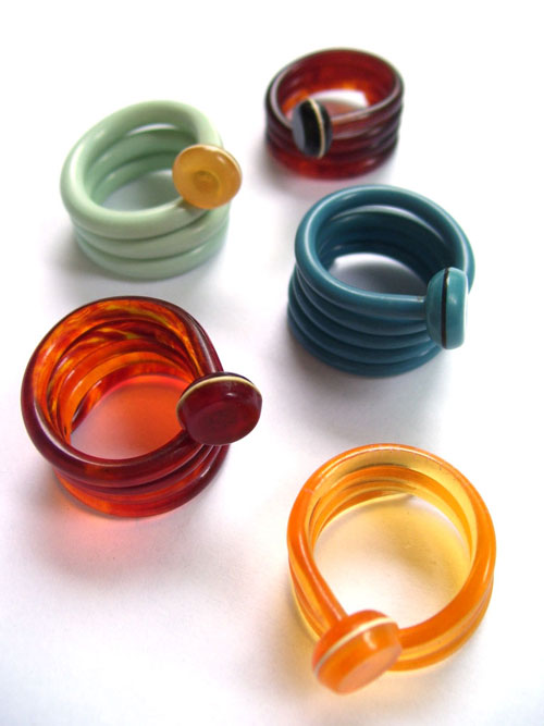 Liana Kabel's Vintage Knitting Needle Jewelry / The Beading Gem