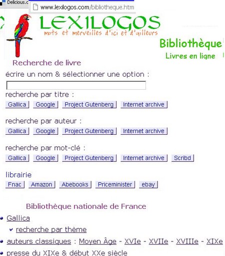 Lexilogos focus