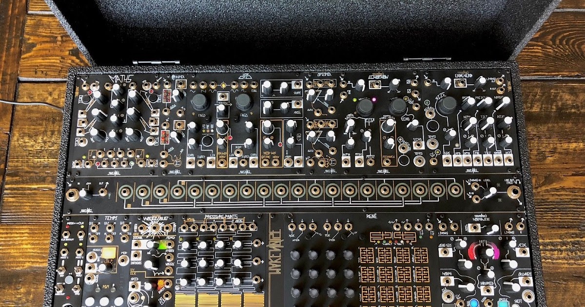 MATRIXSYNTH: MAKE NOISE / Black & Gold Shared System Plus