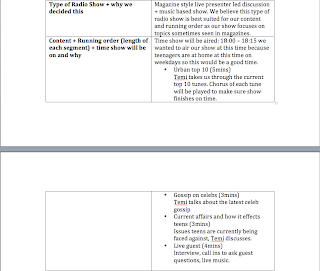 unit 7 - radio blog.: Radio Show Proposal.