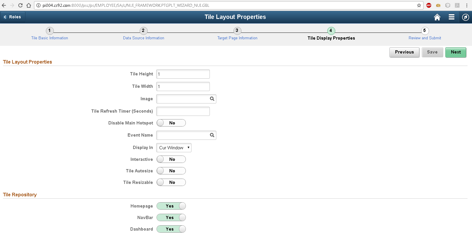Sasank's PeopleSoft Log: Fluid UI - Tile Wizard API - Part 2 - Dynamic ...