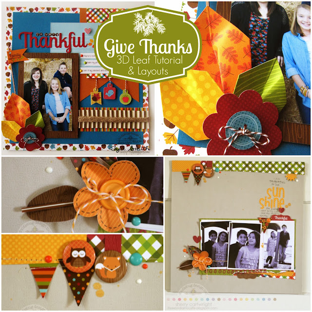 Doodlebug Design Inc Blog: Give Thanks Project: 3D Leaf Tutorial and ...
