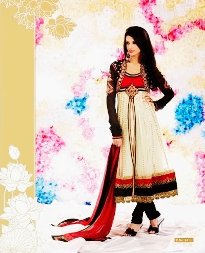 Signature5: Embroidered Front Open Double Shirts 2014 | Latest Open ...